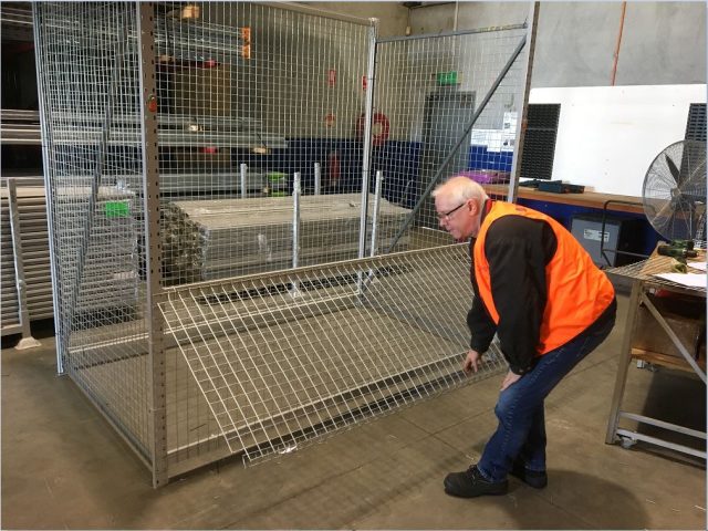 Steel Cardboard Carton Cage | Elbowroom