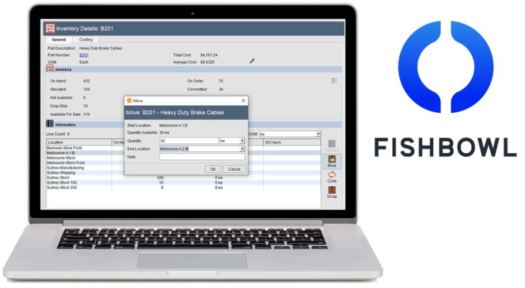 Fishbowl Inventory Integration Support Elbowroom