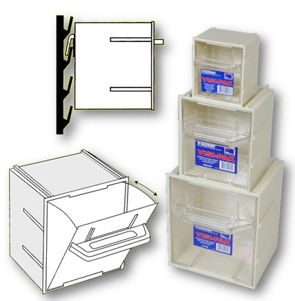 Visi-Pak Bins- Sml, Med, Lrg | Elbowroom
